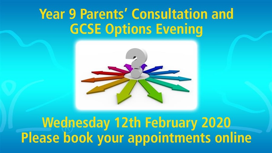 Year 9 Parents' and Options Evening